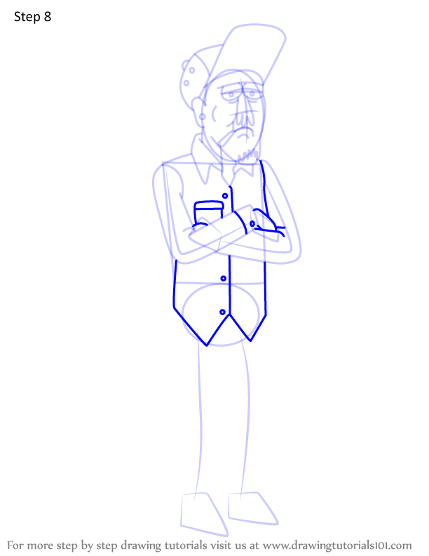 How to Draw Alpha-Dog from Regular Show (Regular Show) Step by Step ...