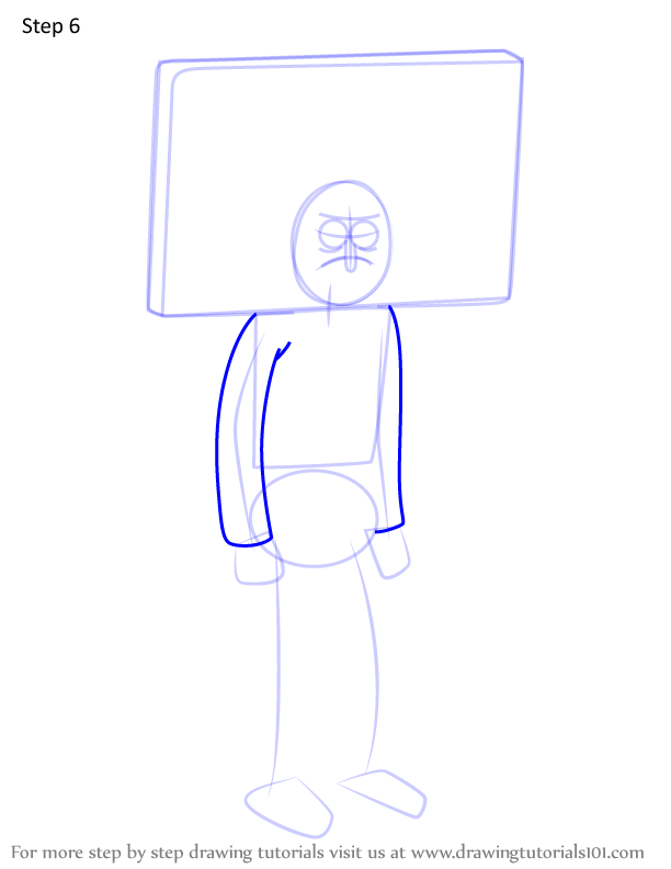 How to Draw Cash Bankis from Regular Show (Regular Show) Step by Step ...