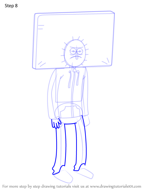 How to Draw Cash Bankis from Regular Show (Regular Show) Step by Step ...