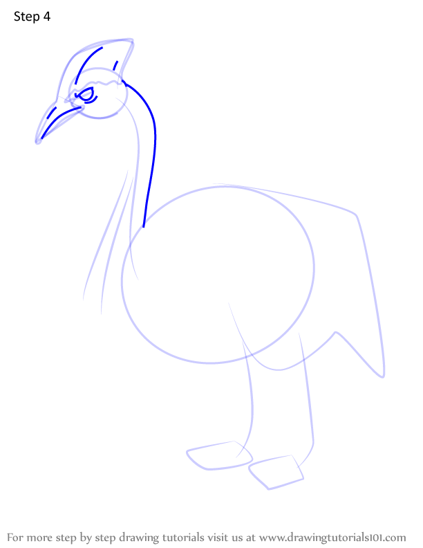 How to Draw Cassowary from Regular Show (Regular Show) Step by Step ...