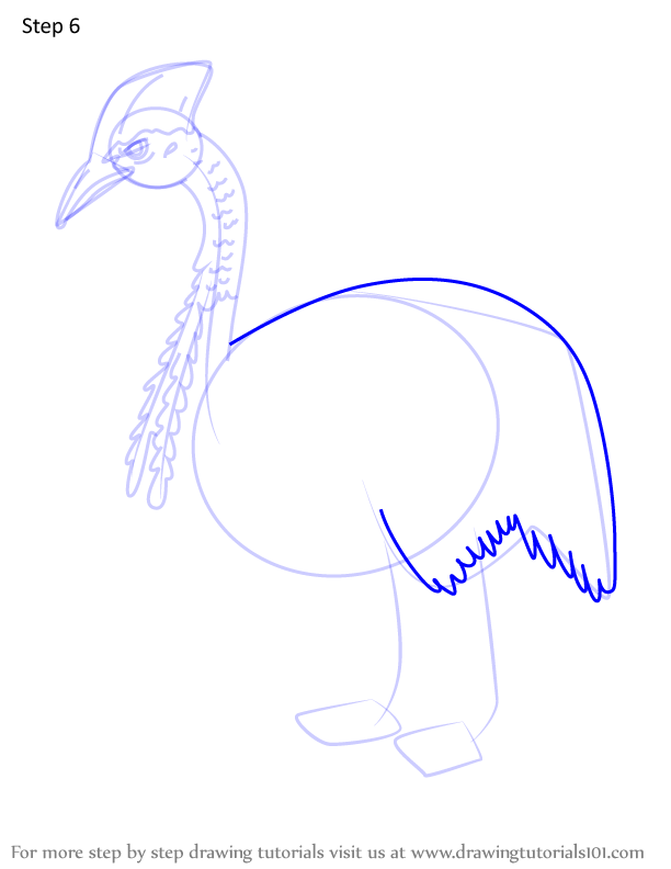 How to Draw Cassowary from Regular Show (Regular Show) Step by Step ...