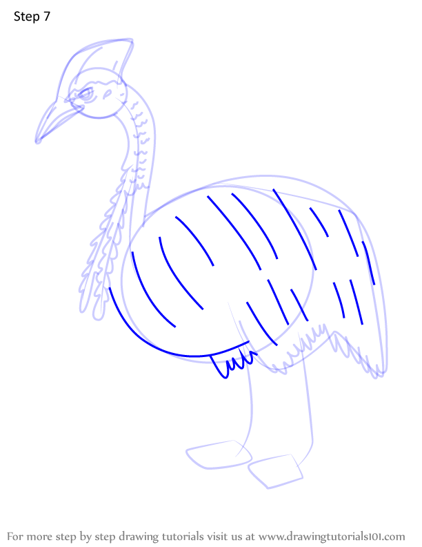 How to Draw Cassowary from Regular Show (Regular Show) Step by Step ...