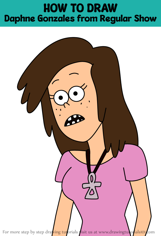 How to Draw Daphne Gonzales from Regular Show (Regular Show) Step by ...