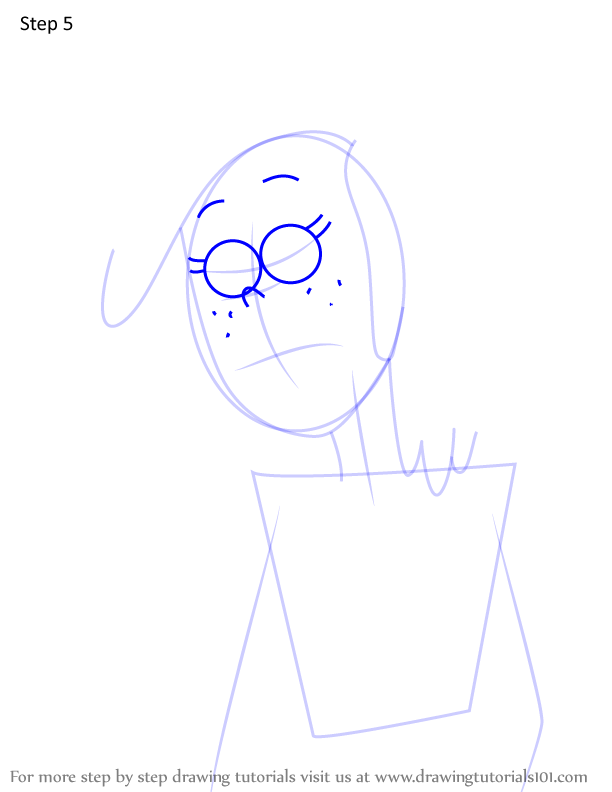 How to Draw Daphne Gonzales from Regular Show (Regular Show) Step by ...
