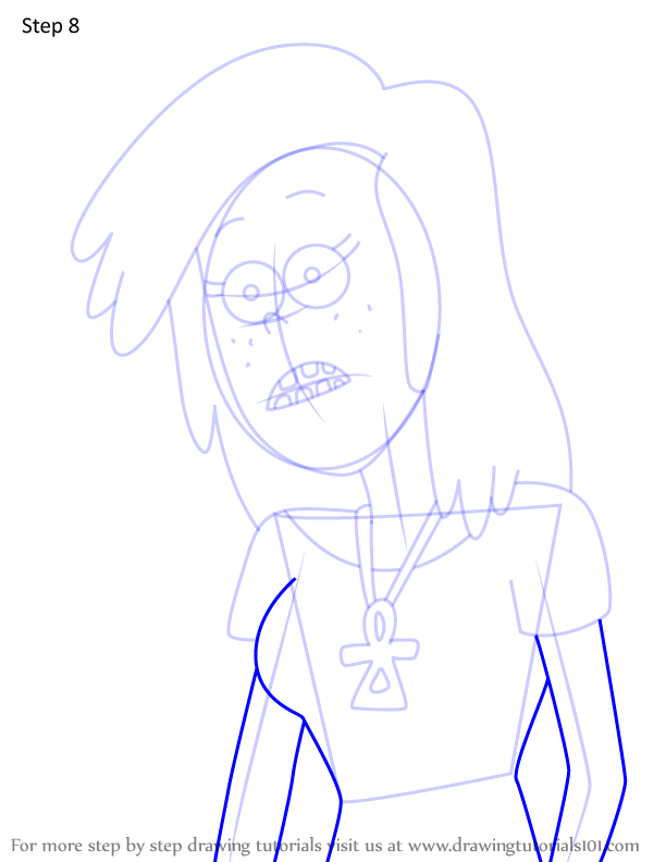 How to Draw Daphne Gonzales from Regular Show (Regular Show) Step by ...