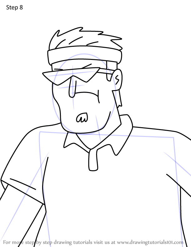 How to Draw Francis Jablonski from Regular Show (Regular Show) Step by ...