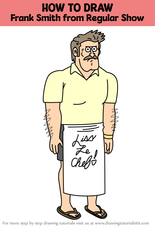 How to Draw Frank Smith from Regular Show (Regular Show) Step by Step ...
