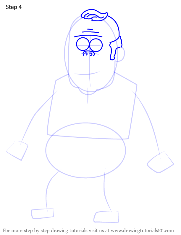 How to Draw Herb from Regular Show (Regular Show) Step by Step ...
