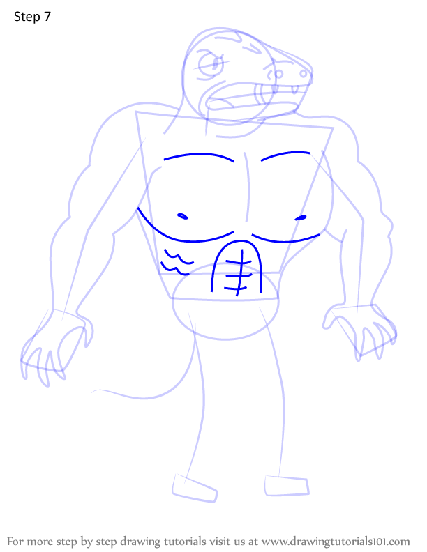 How to Draw Hissy Fit from Regular Show (Regular Show) Step by Step ...