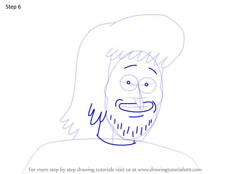 How to Draw Hurl Hurlbutt from Regular Show (Regular Show) Step by Step ...