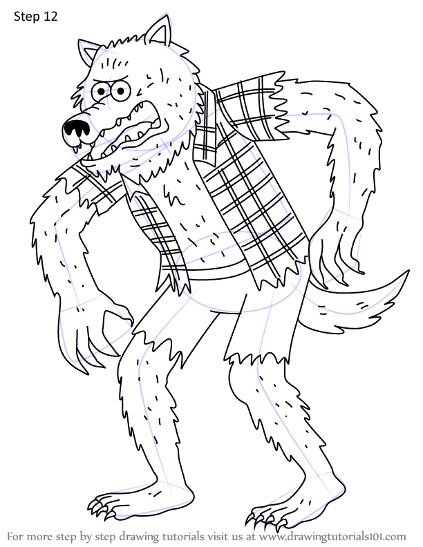 How to Draw John Wolfhard from Regular Show (Regular Show) Step by Step ...