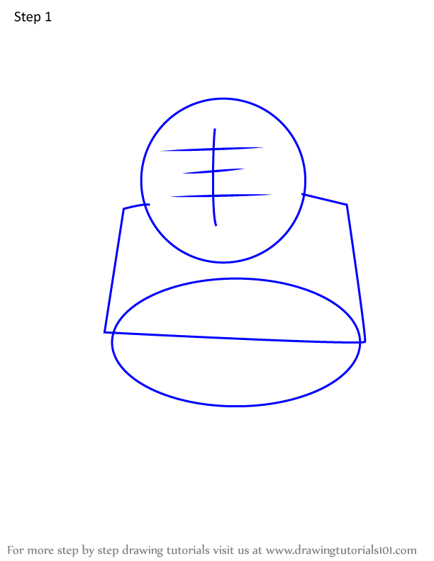 How to Draw Knitted Muscle Man from Regular Show (Regular Show) Step by ...