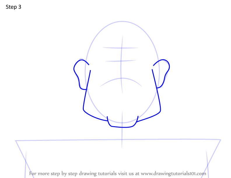 How to Draw Major Williams from Regular Show (Regular Show) Step by ...