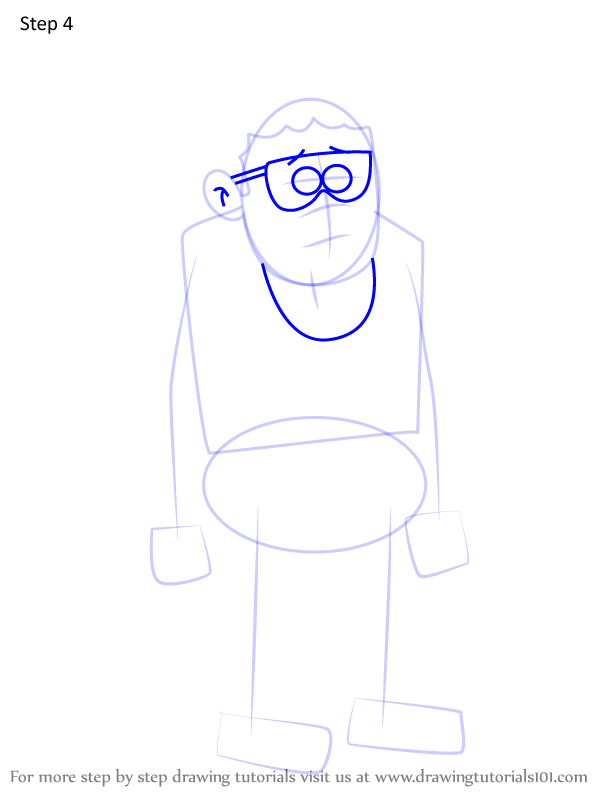 How to Draw Milton from Regular Show (Regular Show) Step by Step ...