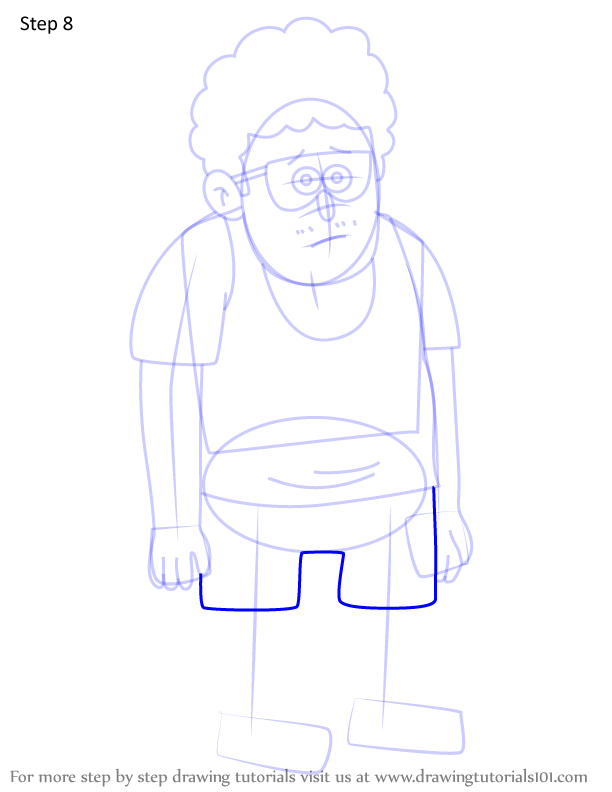 How to Draw Milton from Regular Show (Regular Show) Step by Step ...