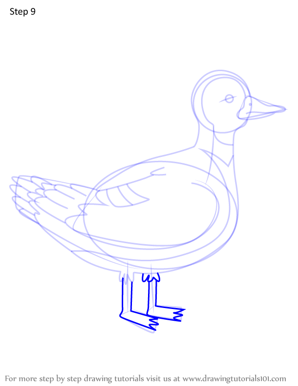 How to Draw Mother Duck from Regular Show (Regular Show) Step by Step ...