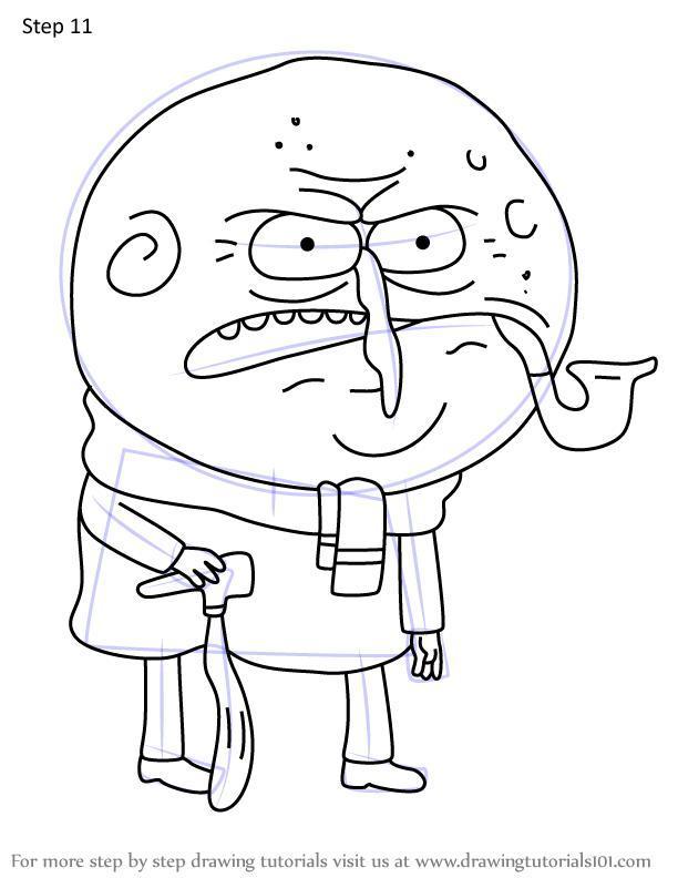 How to Draw Mr. Maellard from Regular Show (Regular Show) Step by Step ...