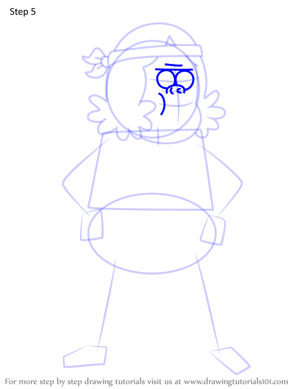 How to Draw Peggy Gutsmandottir from Regular Show (Regular Show) Step ...