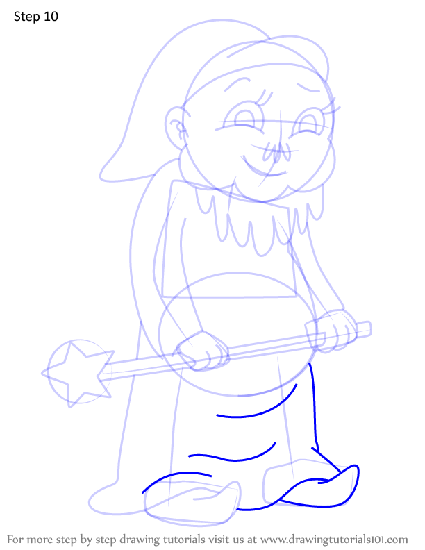 How to Draw Pixie Sorcerers from Regular Show (Regular Show) Step by ...
