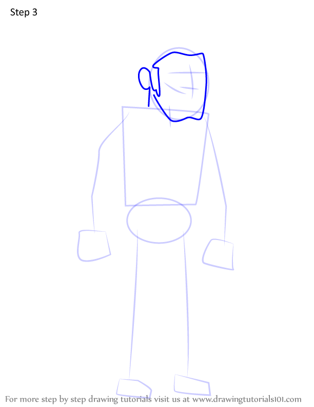 How to Draw Russel from Regular Show (Regular Show) Step by Step ...
