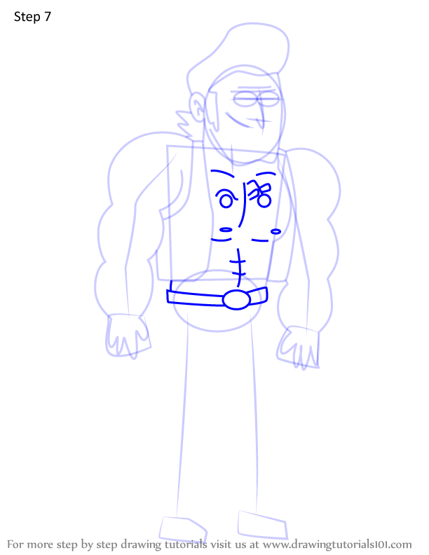 How to Draw Russel from Regular Show (Regular Show) Step by Step ...