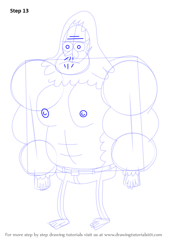 How to Draw Skips from Regular Show (Regular Show) Step by Step ...