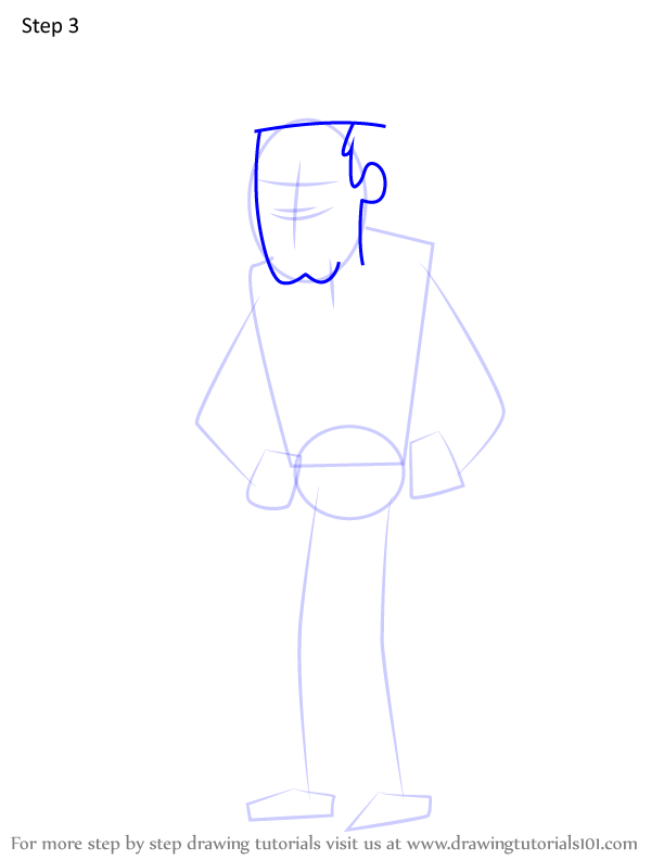 How to Draw Stealth Co. Guy from Regular Show (Regular Show) Step by ...