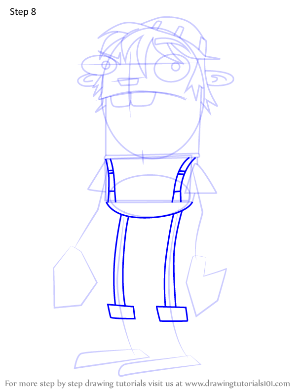 How to Draw Cheech from Fanboy & Chum Chum (Robot Jones) Step by Step ...