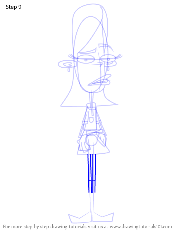 How to Draw Francine from Fanboy & Chum Chum (Robot Jones) Step by Step ...