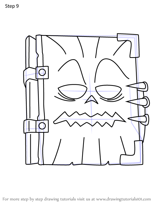 How to Draw Necronomicon from Fanboy & Chum Chum (Robot Jones) Step by ...