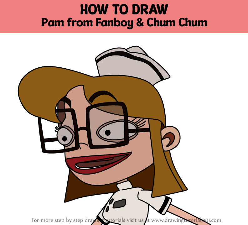 How to Draw Pam from Fanboy & Chum Chum (Robot Jones) Step by Step ...