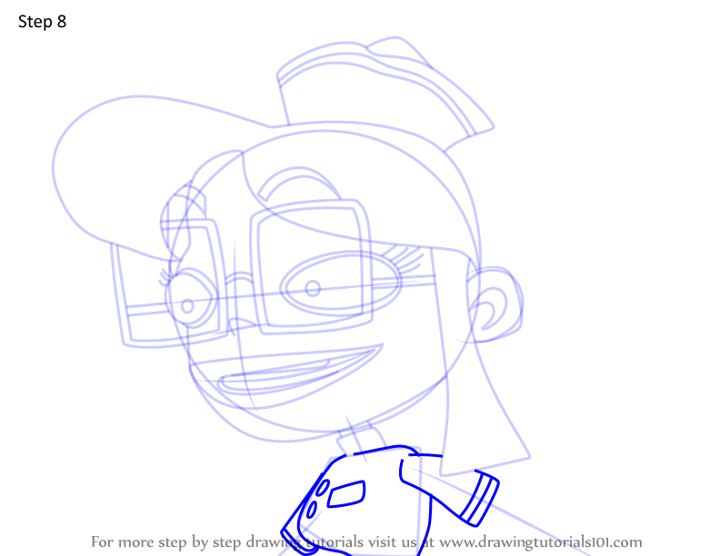 How to Draw Pam from Fanboy & Chum Chum (Robot Jones) Step by Step ...