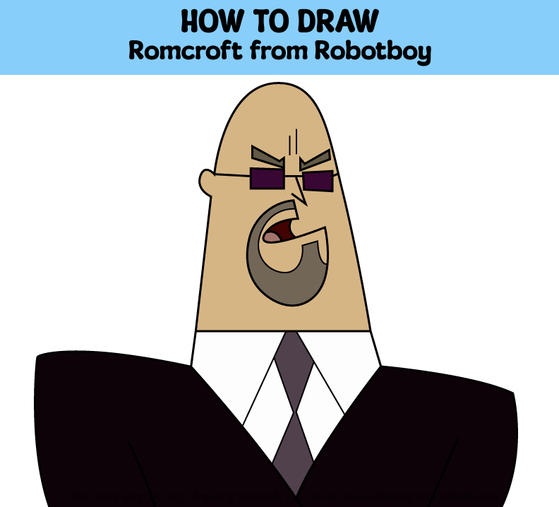 How to Draw Romcroft from Robotboy (Robotboy) Step by Step ...