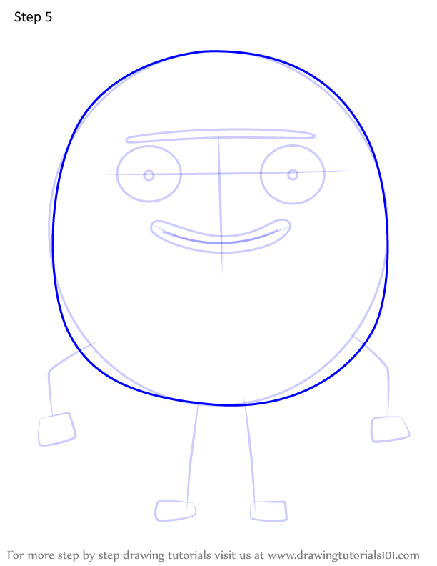 How to Draw Rock from Rock Paper Scissors (Rock Paper Scissors) Step by ...