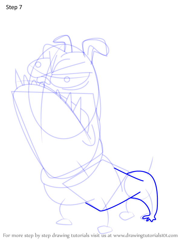 How to Draw Earl from Rocko's Modern Life (Rocko's Modern Life) Step by ...