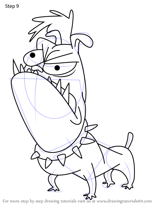 How to Draw Earl from Rocko's Modern Life (Rocko's Modern Life) Step by ...
