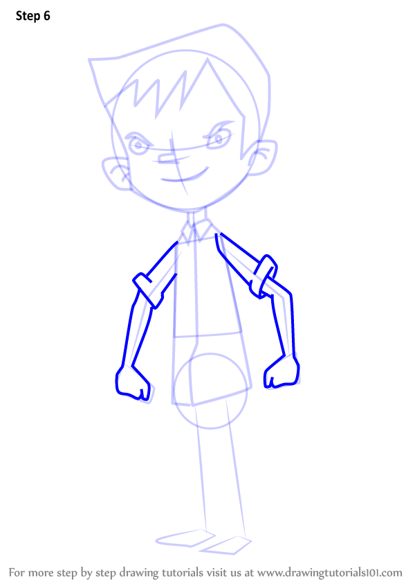 How to Draw Kris from Roll No 21 (Roll No 21) Step by Step ...