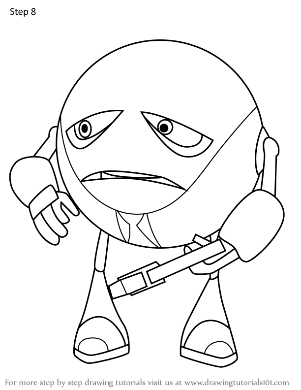 How to Draw Anakata from RollBots (RollBots) Step by Step ...