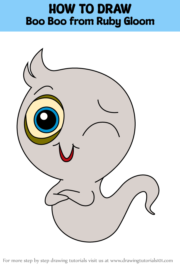 How to Draw Boo Boo from Ruby Gloom (Ruby Gloom) Step by Step ...