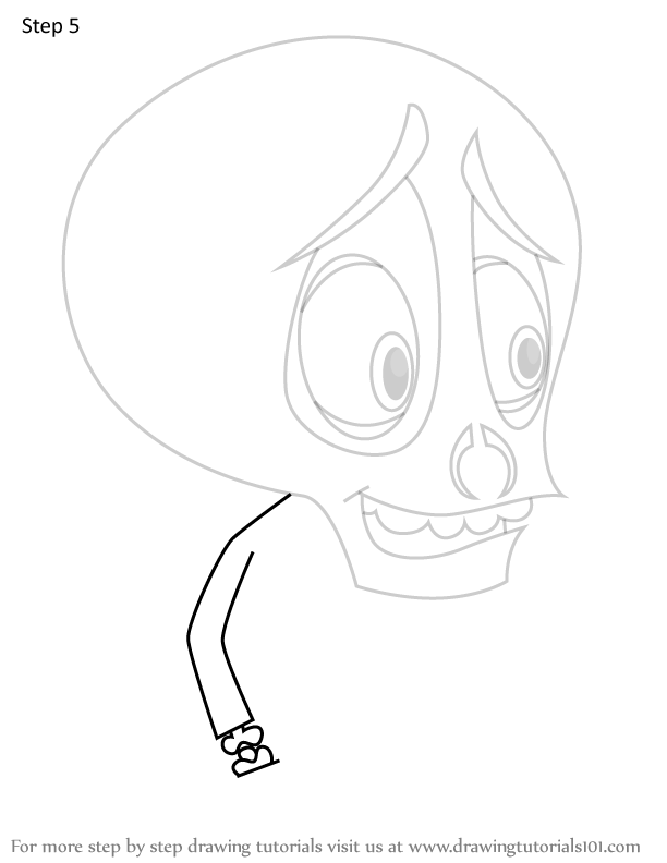 How to Draw Skull Boy from Ruby Gloom (Ruby Gloom) Step by Step ...