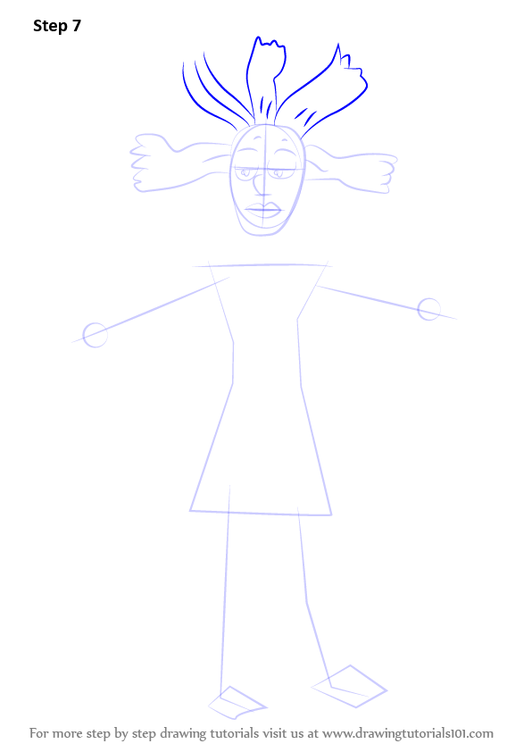 How to Draw Cynthia from Rugrats (Rugrats) Step by Step ...