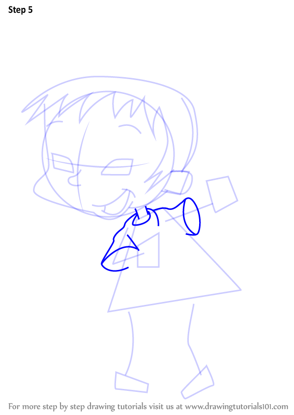 How to Draw Kimi Finster from Rugrats (Rugrats) Step by Step ...