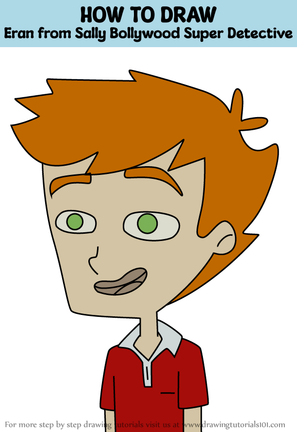 How to Draw Eran from Sally Bollywood Super Detective (Sally Bollywood ...