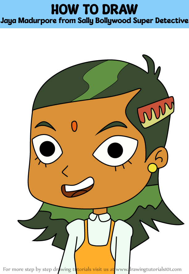 How to Draw Jaya Madurpore from Sally Bollywood Super Detective (Sally ...