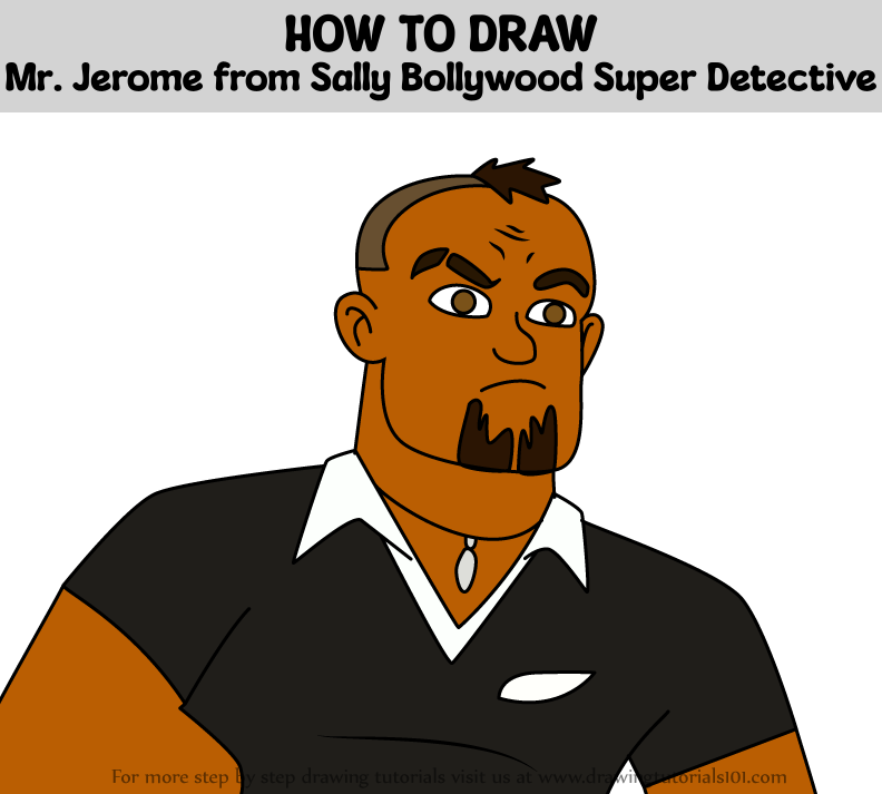 How to Draw Mr. Jerome from Sally Bollywood Super Detective (Sally ...