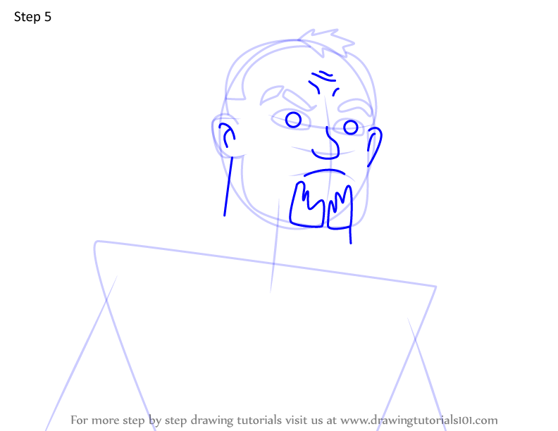 How to Draw Mr. Jerome from Sally Bollywood Super Detective (Sally ...