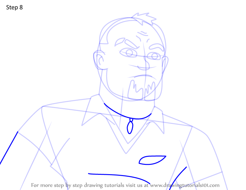 How to Draw Mr. Jerome from Sally Bollywood Super Detective (Sally ...