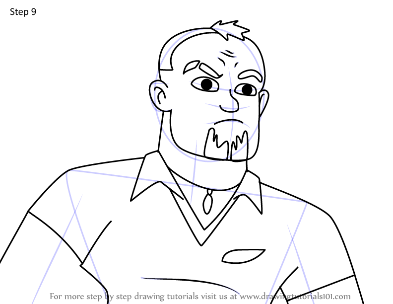 How to Draw Mr. Jerome from Sally Bollywood Super Detective (Sally ...