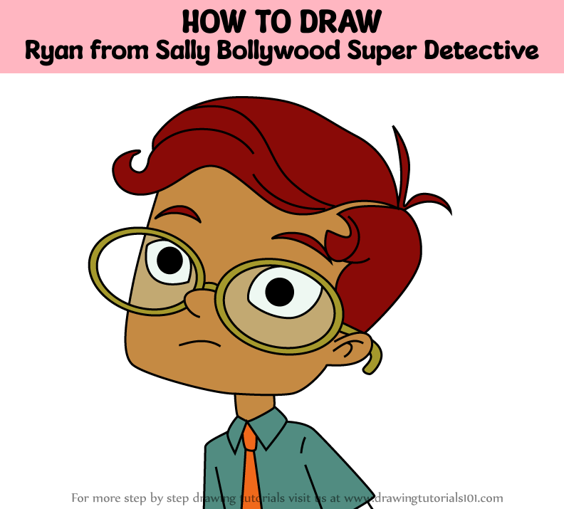 How to Draw Ryan from Sally Bollywood Super Detective (Sally Bollywood ...