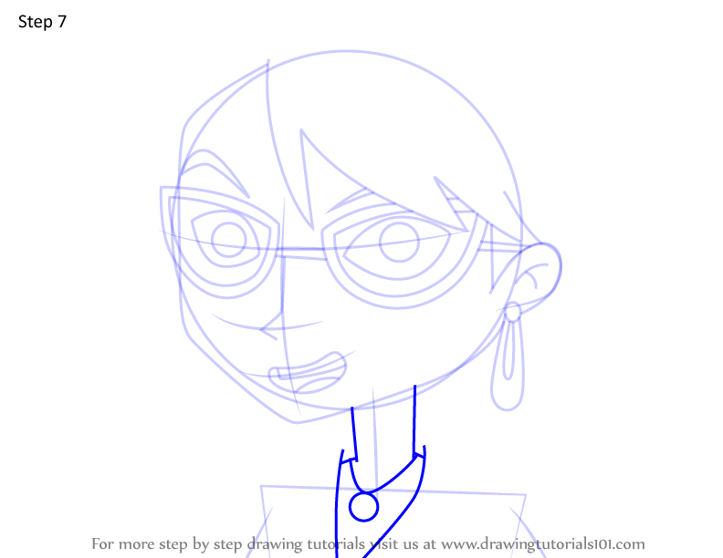 How to Draw Solon Nesbit from Sally Bollywood Super Detective (Sally ...